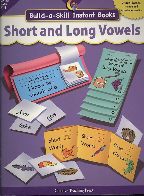 BUILD-A-SKILL INSTANT BOOK: SHORT AND LONG VOWELS | Studium