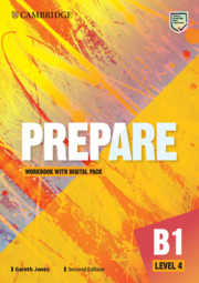 PREPARE LEVEL 4 SECOND EDITION WORKBOOK WITH DIGITAL PACK | Studium